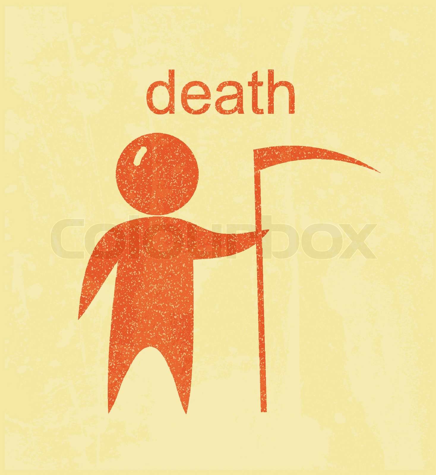 Death sign | Stock vector | Colourbox