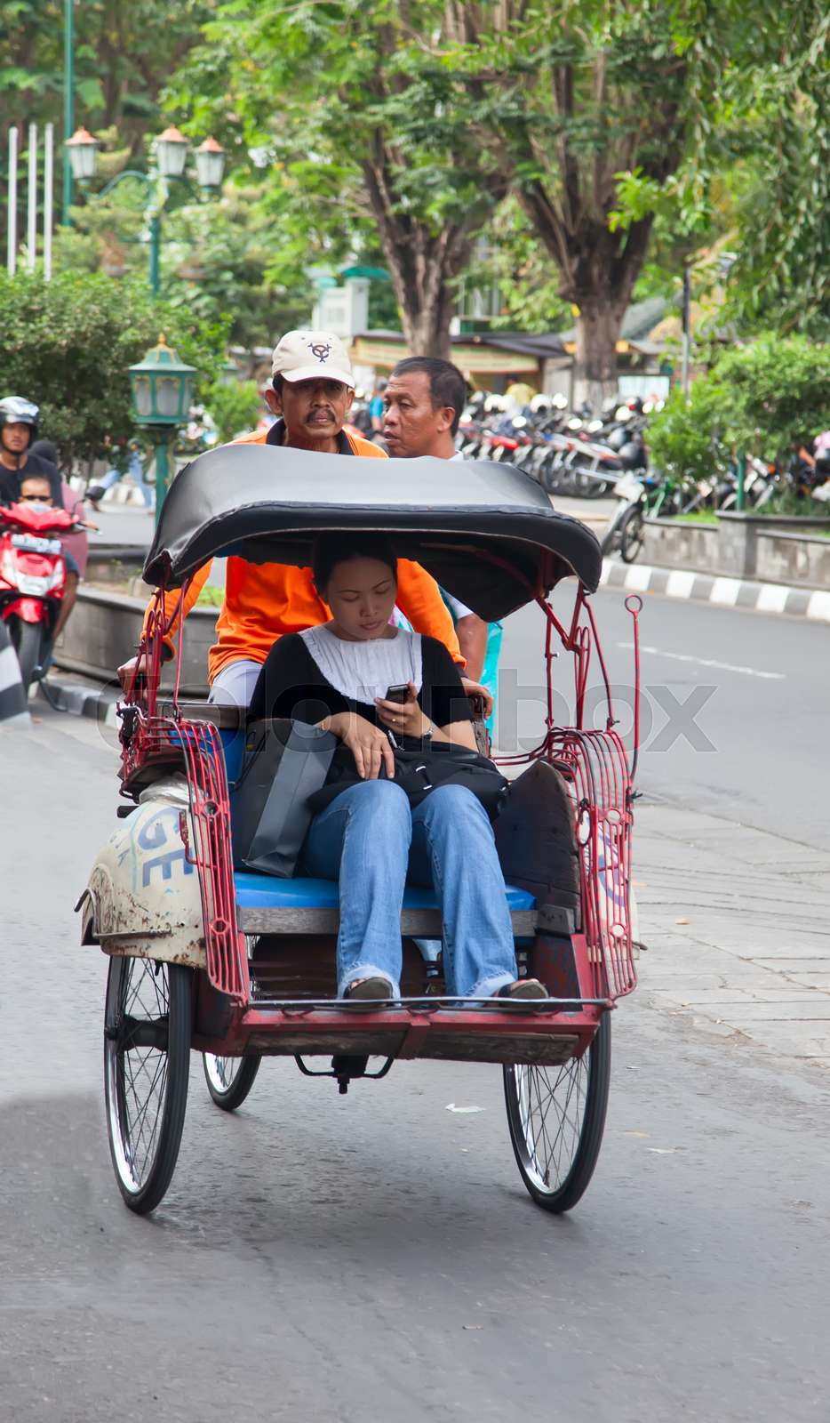 Bicycle rikshaw | Stock image | Colourbox