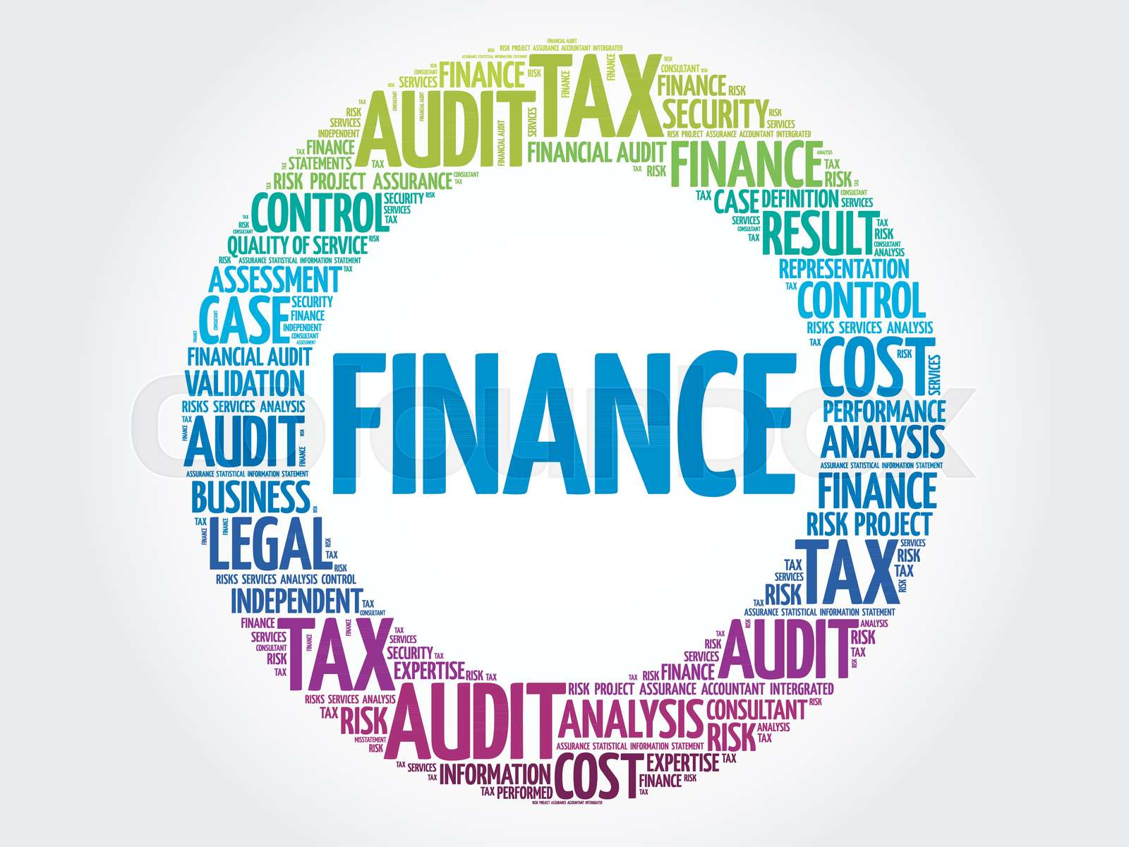 FINANCE word cloud collage | Stock vector | Colourbox