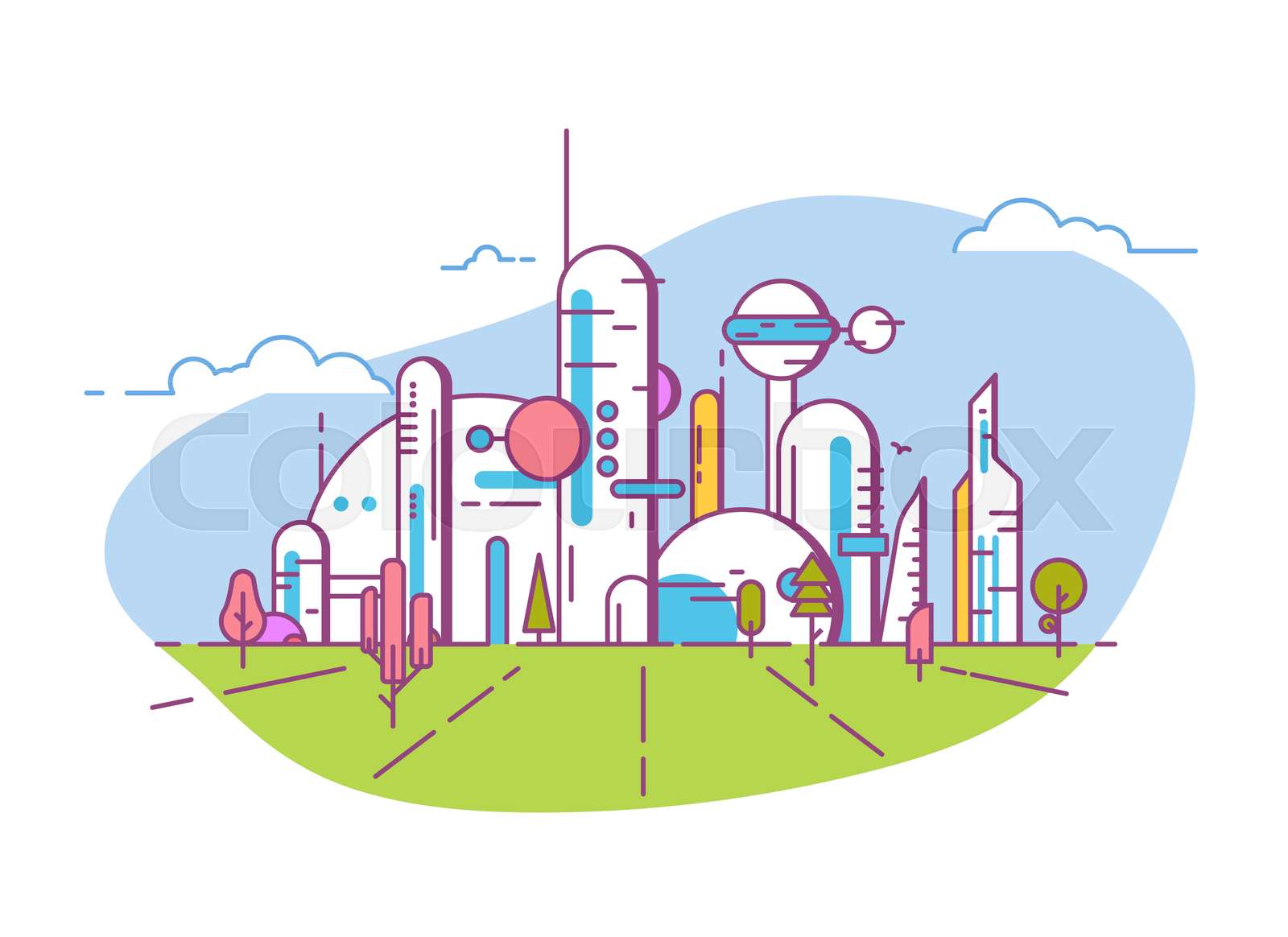 Future Cities Drawing