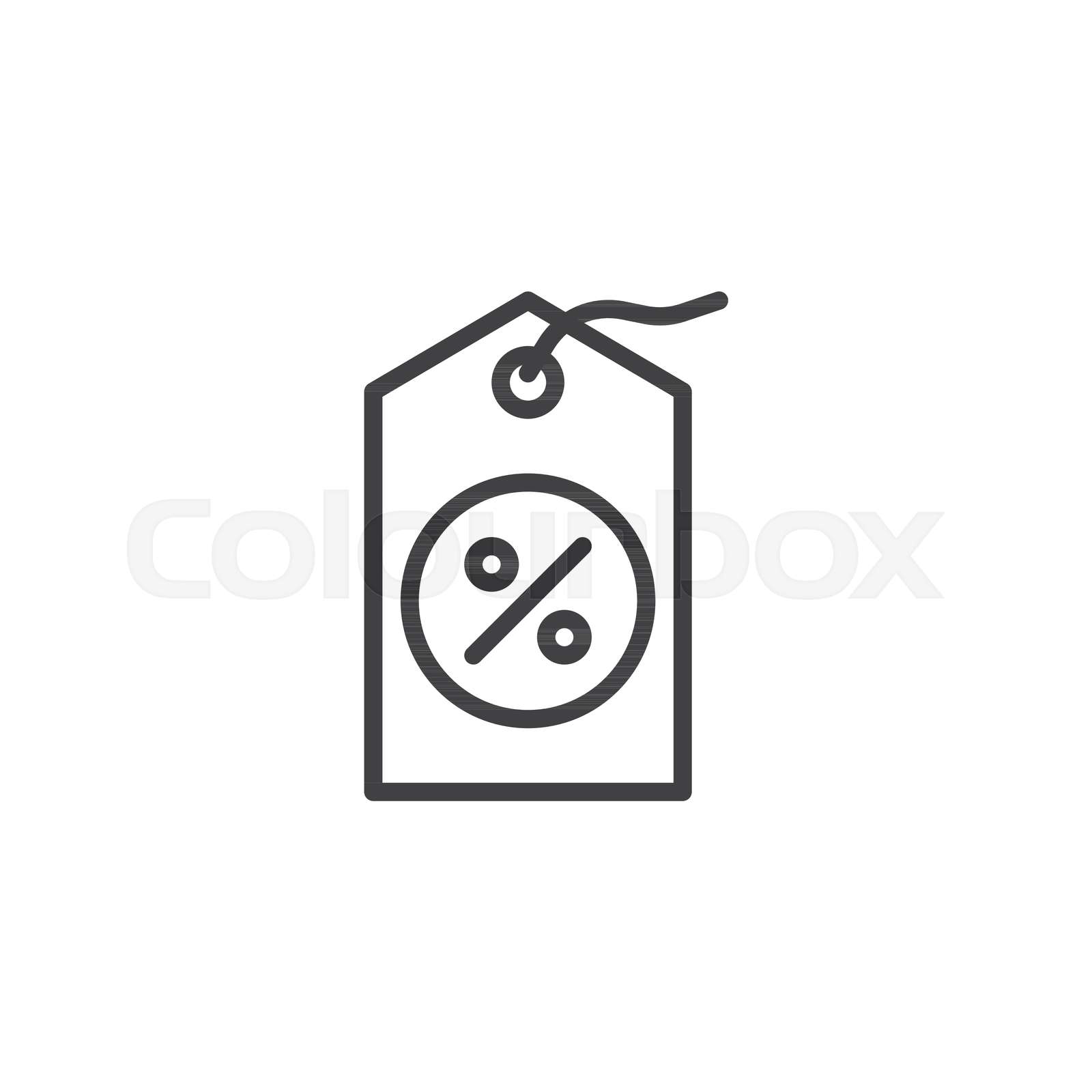 prozent-einzeln-spezial-stock-vektor-colourbox