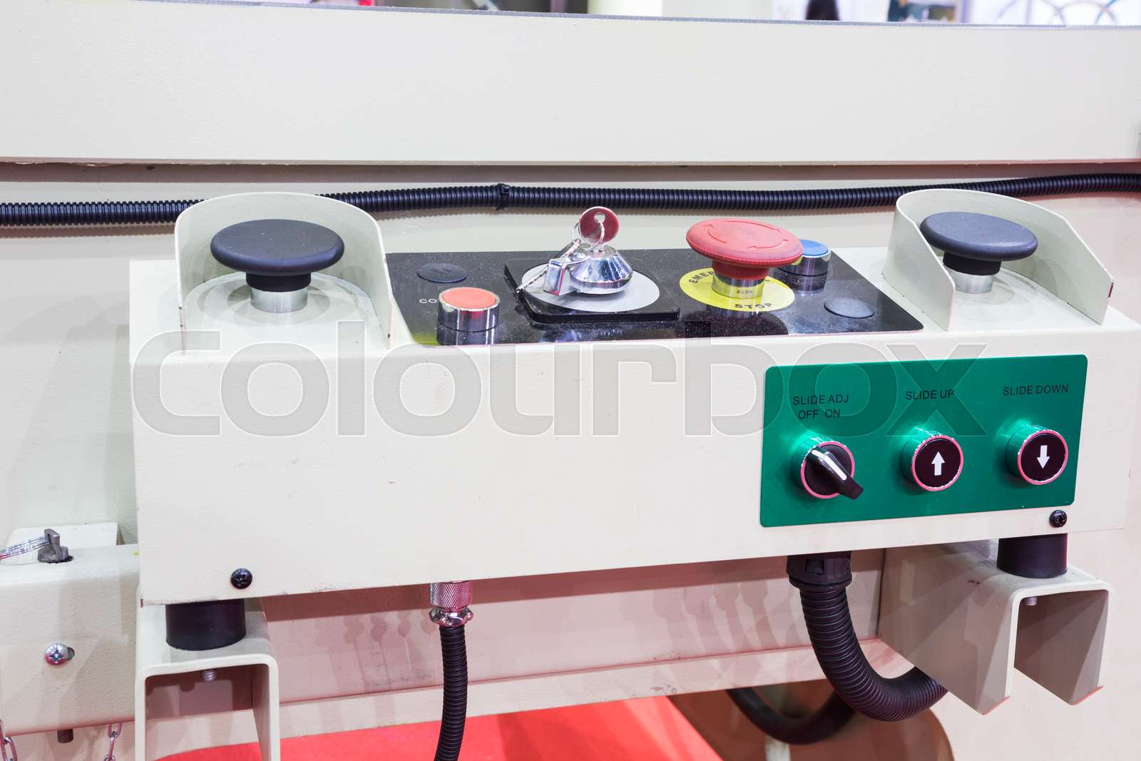push switch and control pannel | Stock image | Colourbox