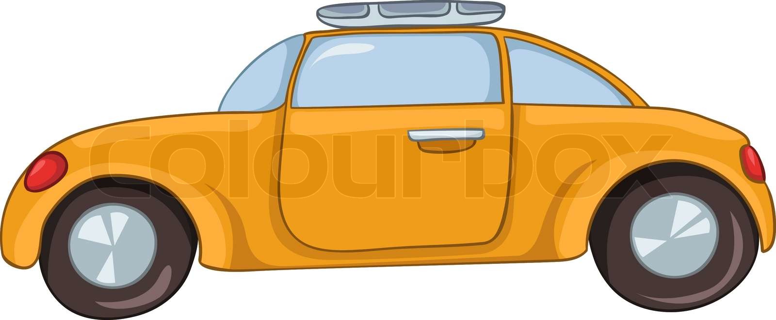Cartoon Car Isolated on White Background | Stock vector | Colourbox