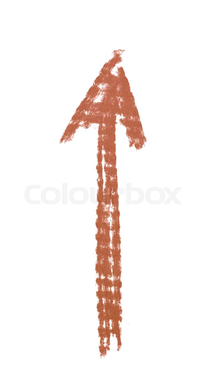 Hand drawn arrow symbol isolated | Stock image | Colourbox