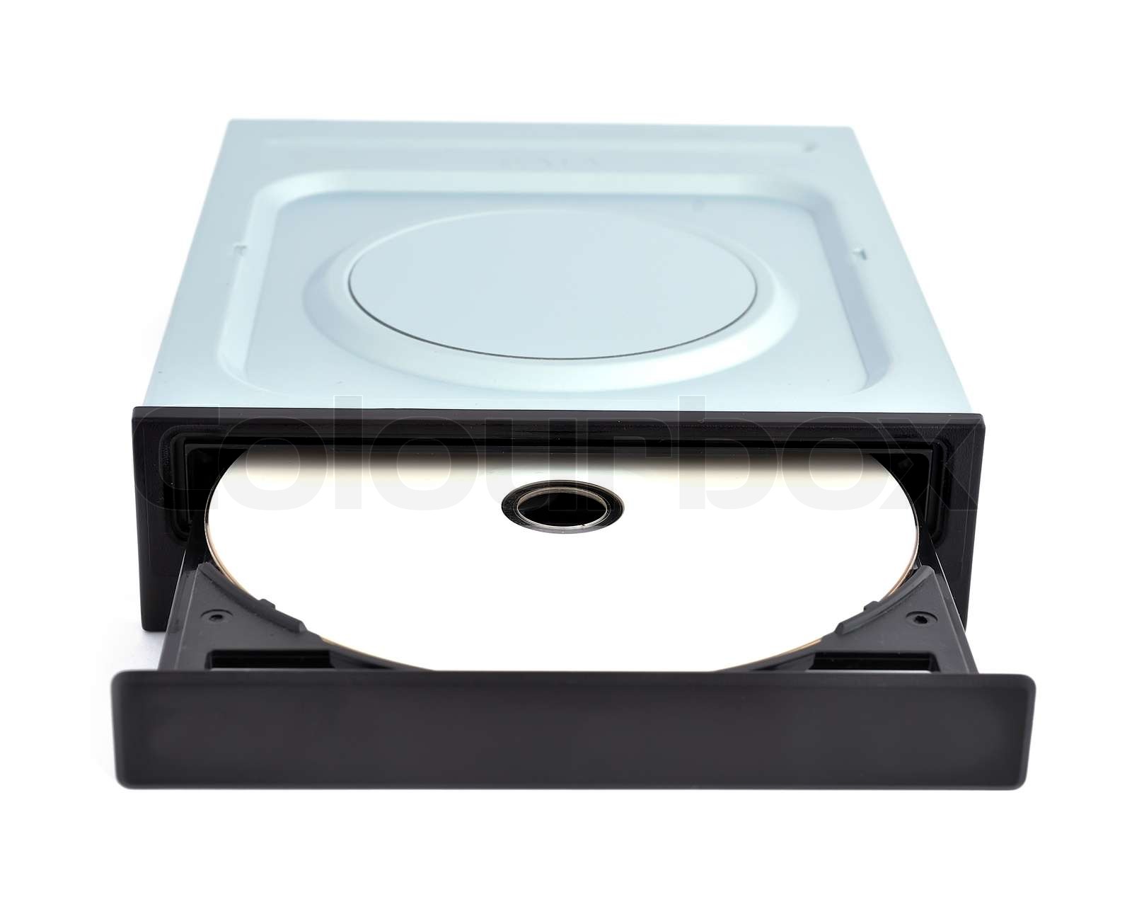 open dvd rom from a CD | Stock image | Colourbox