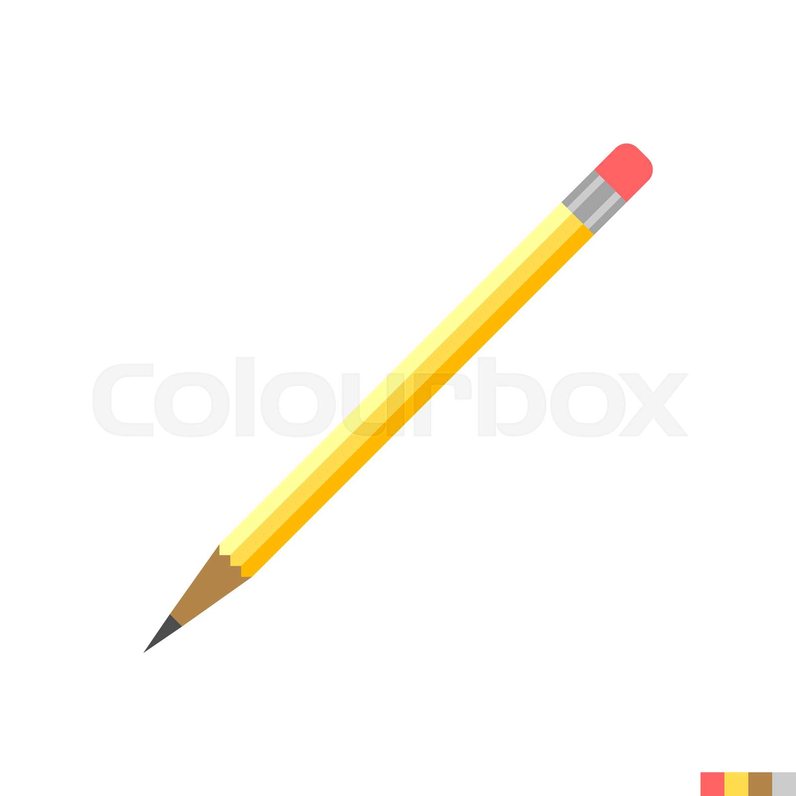 lápiz, vector, lápices | Vector de archivo | Colourbox