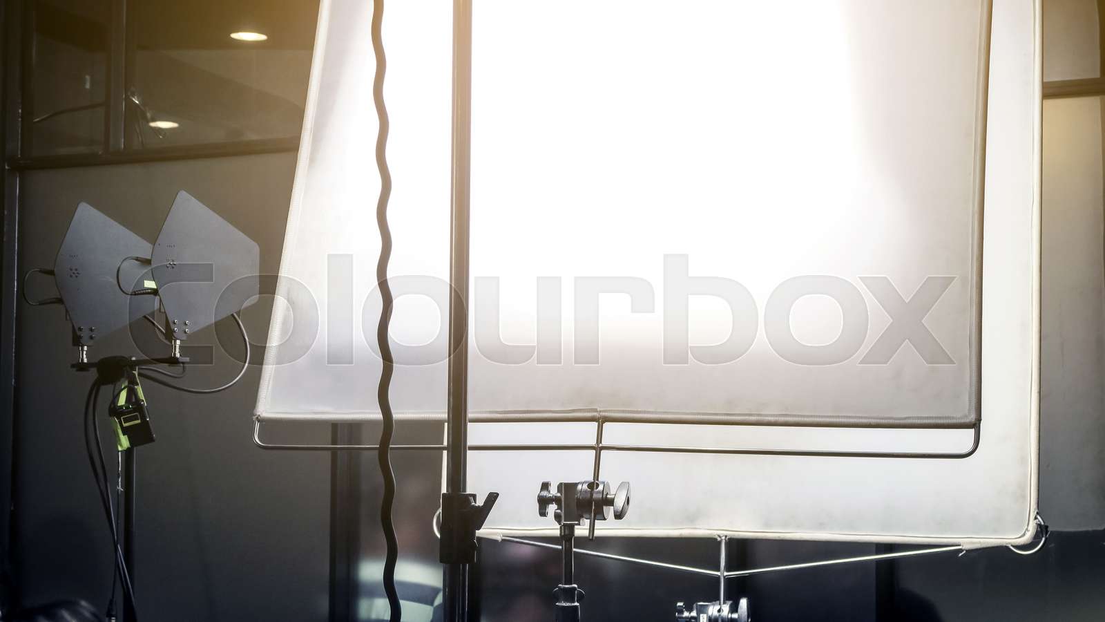 studio lighting setup | Stock image | Colourbox