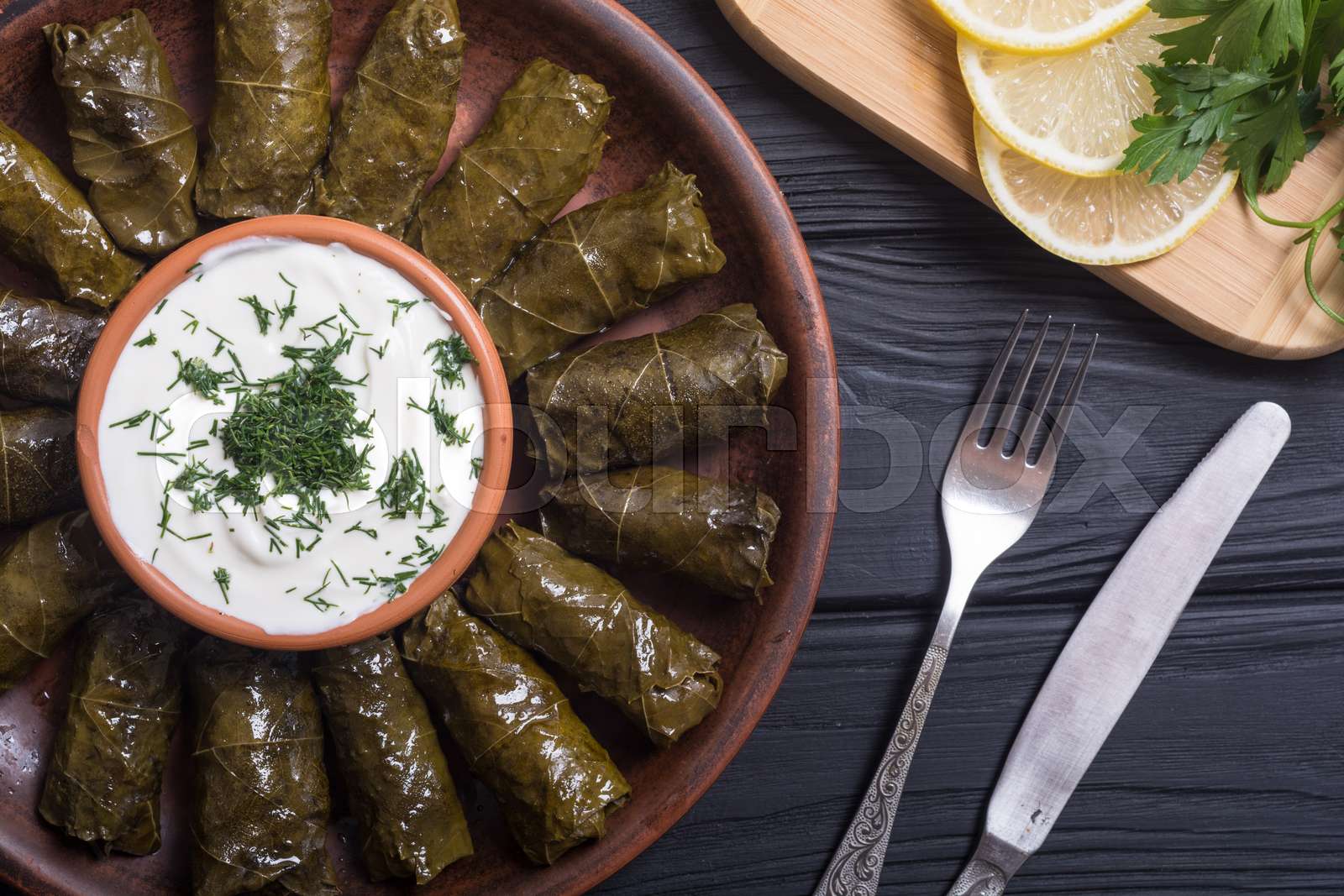 Dolma from grape of vines | Stock image | Colourbox