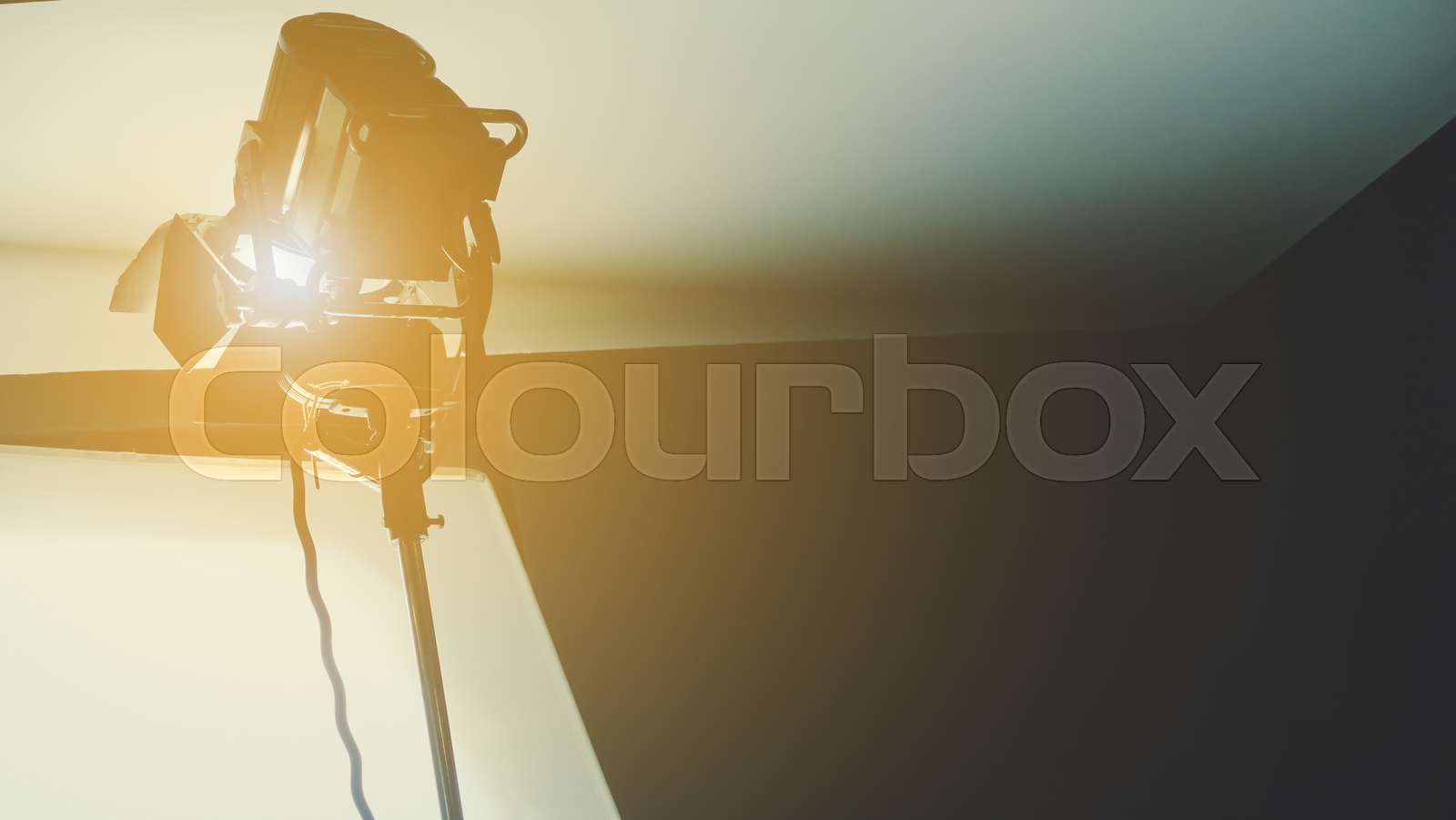 studio lighting setup | Stock image | Colourbox