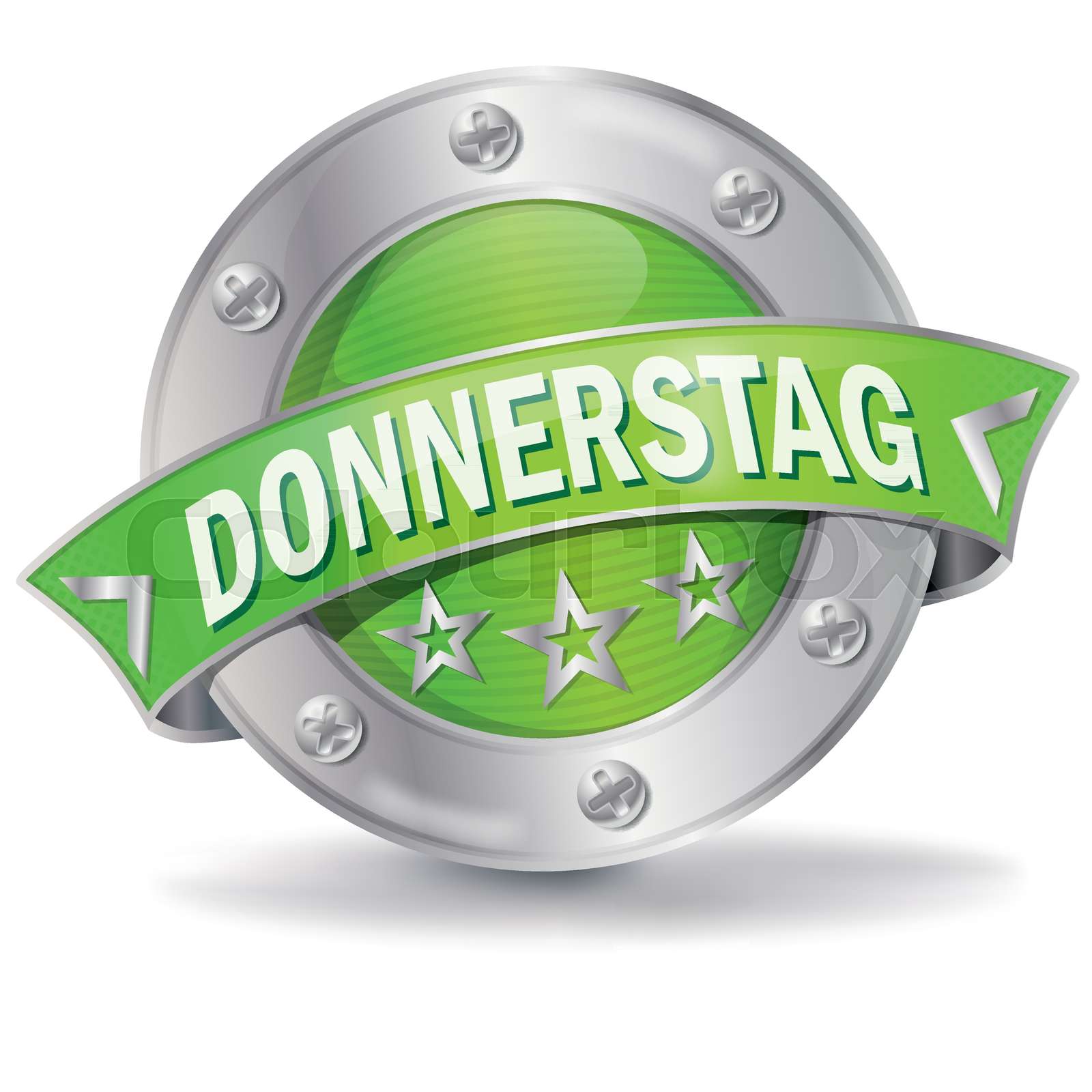 Button Donnerstag | Stock-Vektor | Colourbox