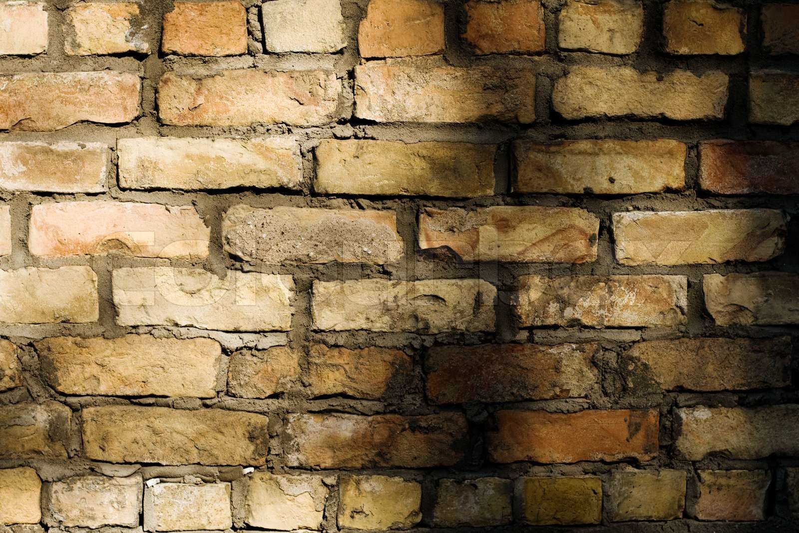 texture of old brick wall of old building | Stock image | Colourbox