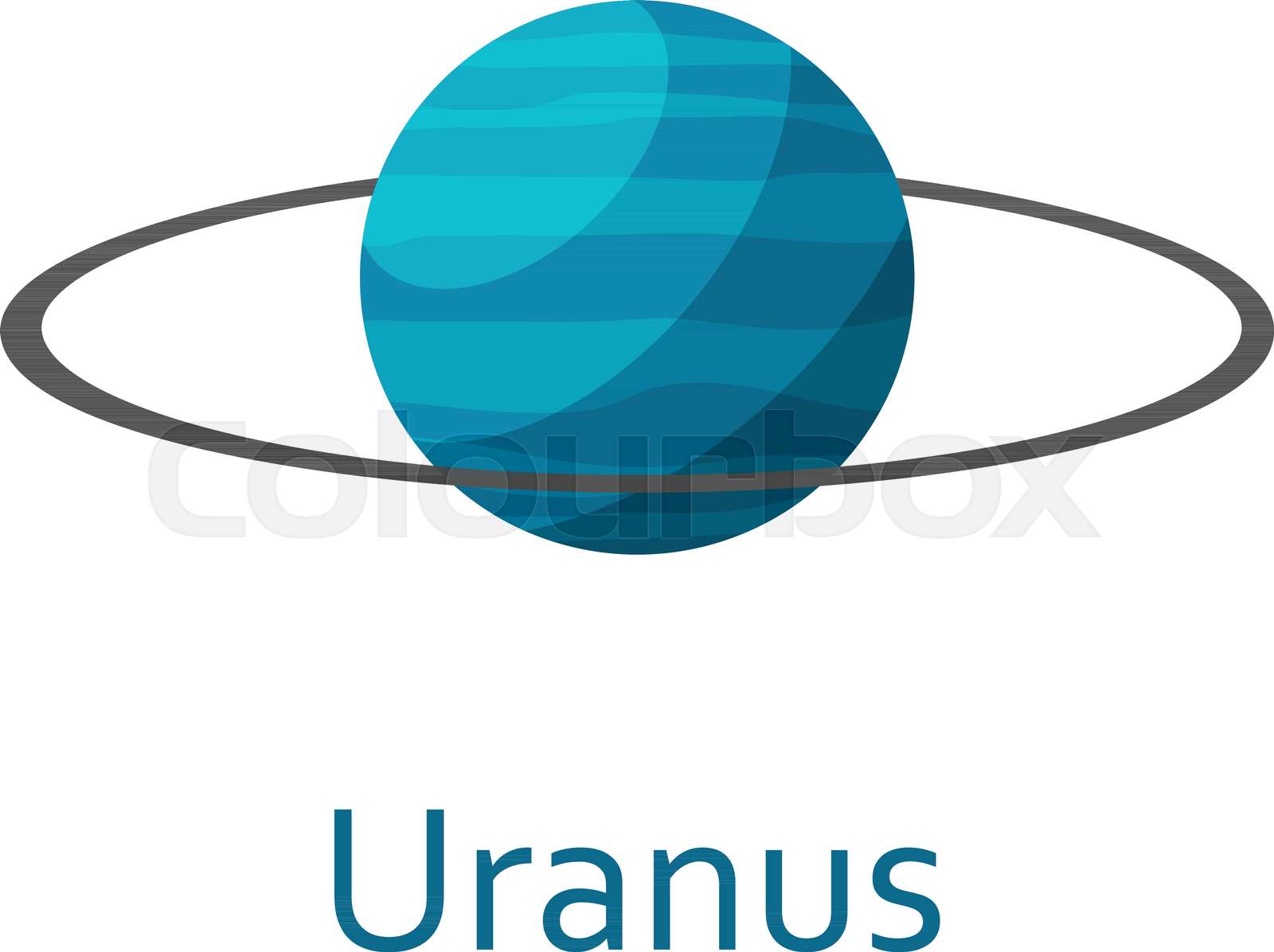 Planet icon in cartoon style | Stock vector | Colourbox