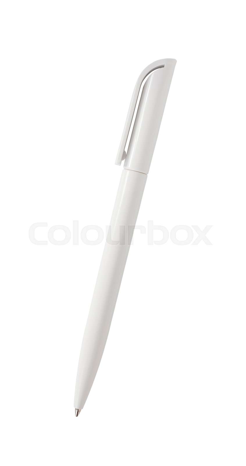 White Biro Isolated on White | Stock image | Colourbox