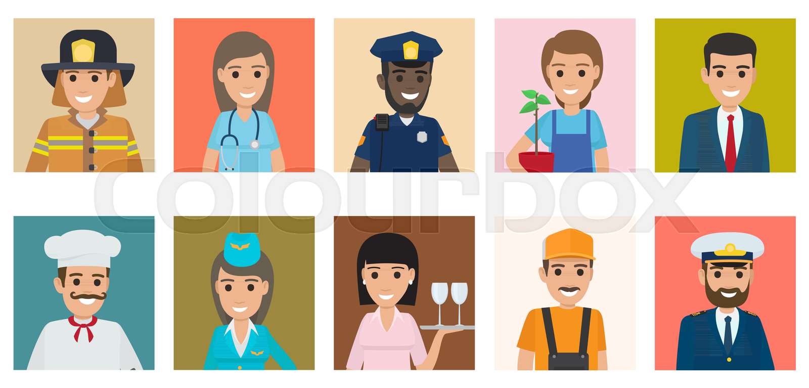 Different Careers Clip Art