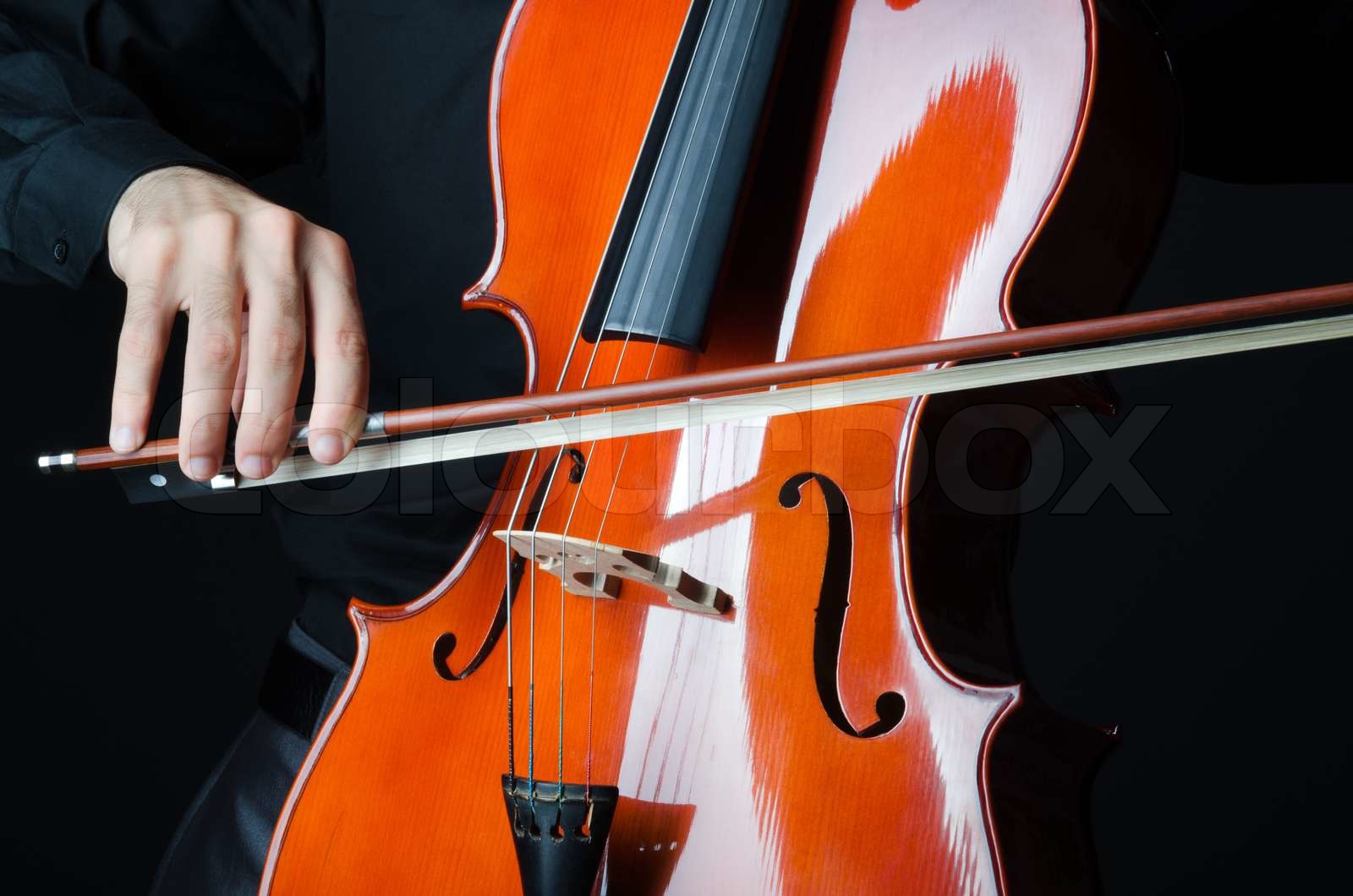 Man playing the cello | Stock image | Colourbox
