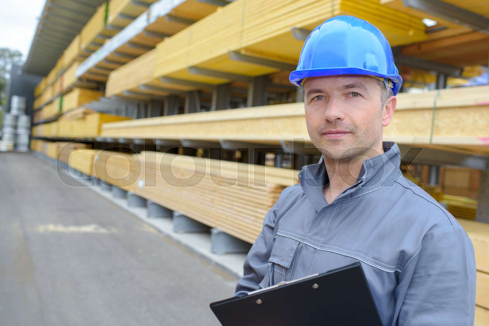 man in the warehouse | Stock image | Colourbox