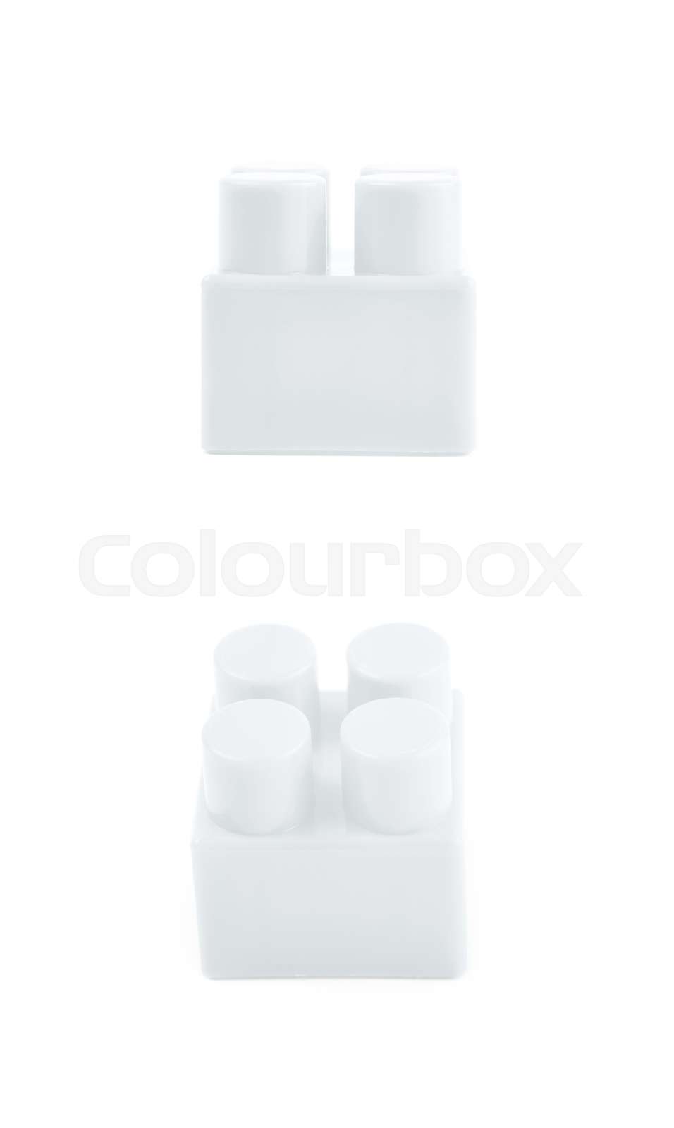 Single toy construction block isolated | Stock image | Colourbox