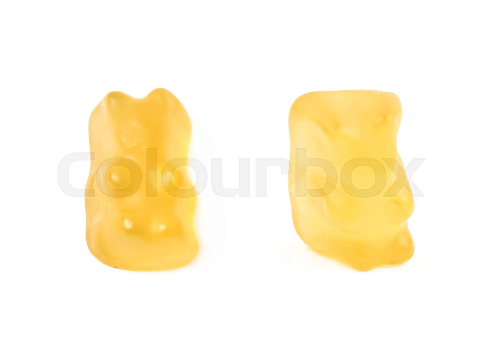 Single gummy bear candy isolated | Stock image | Colourbox