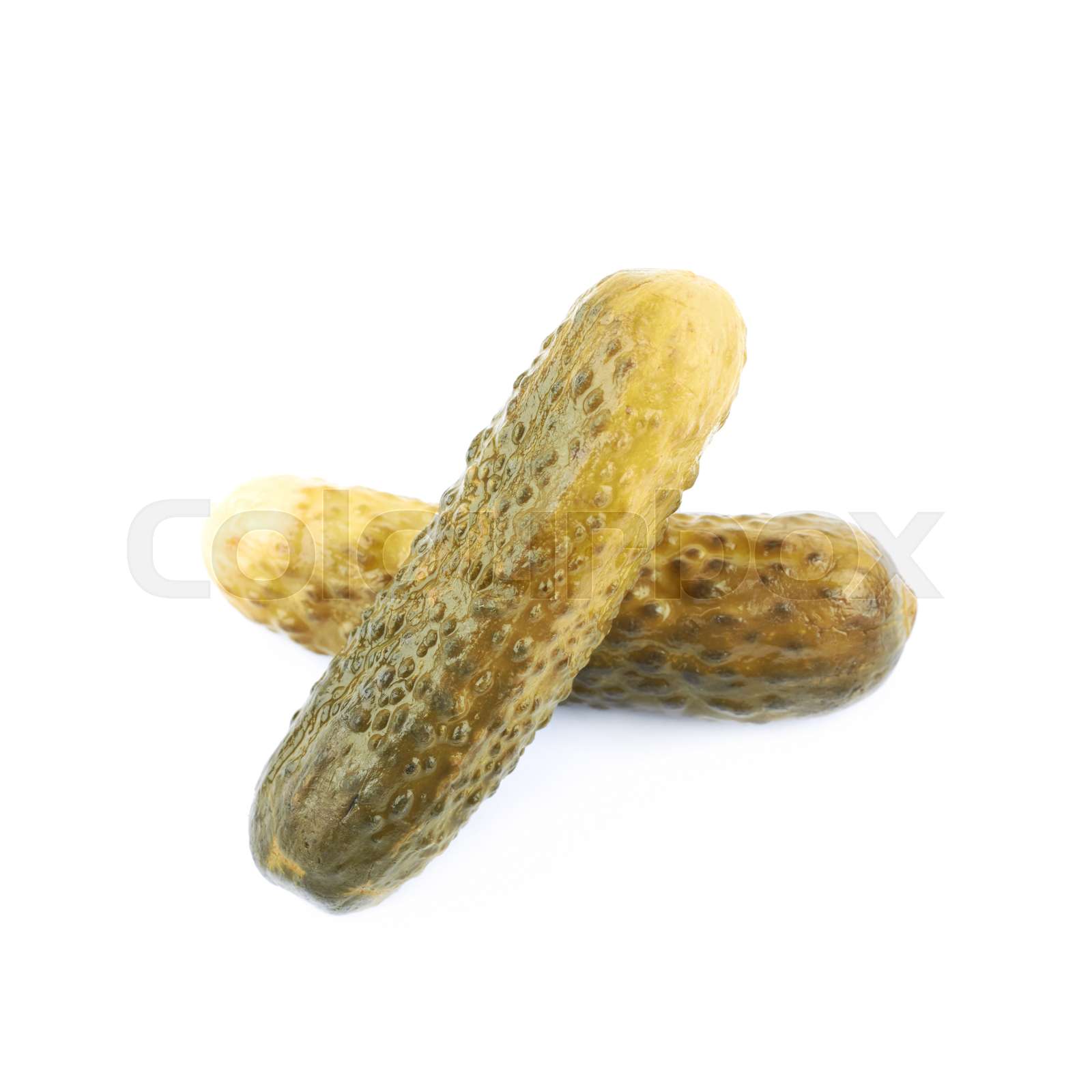Pile of pickles isolated | Stock image | Colourbox