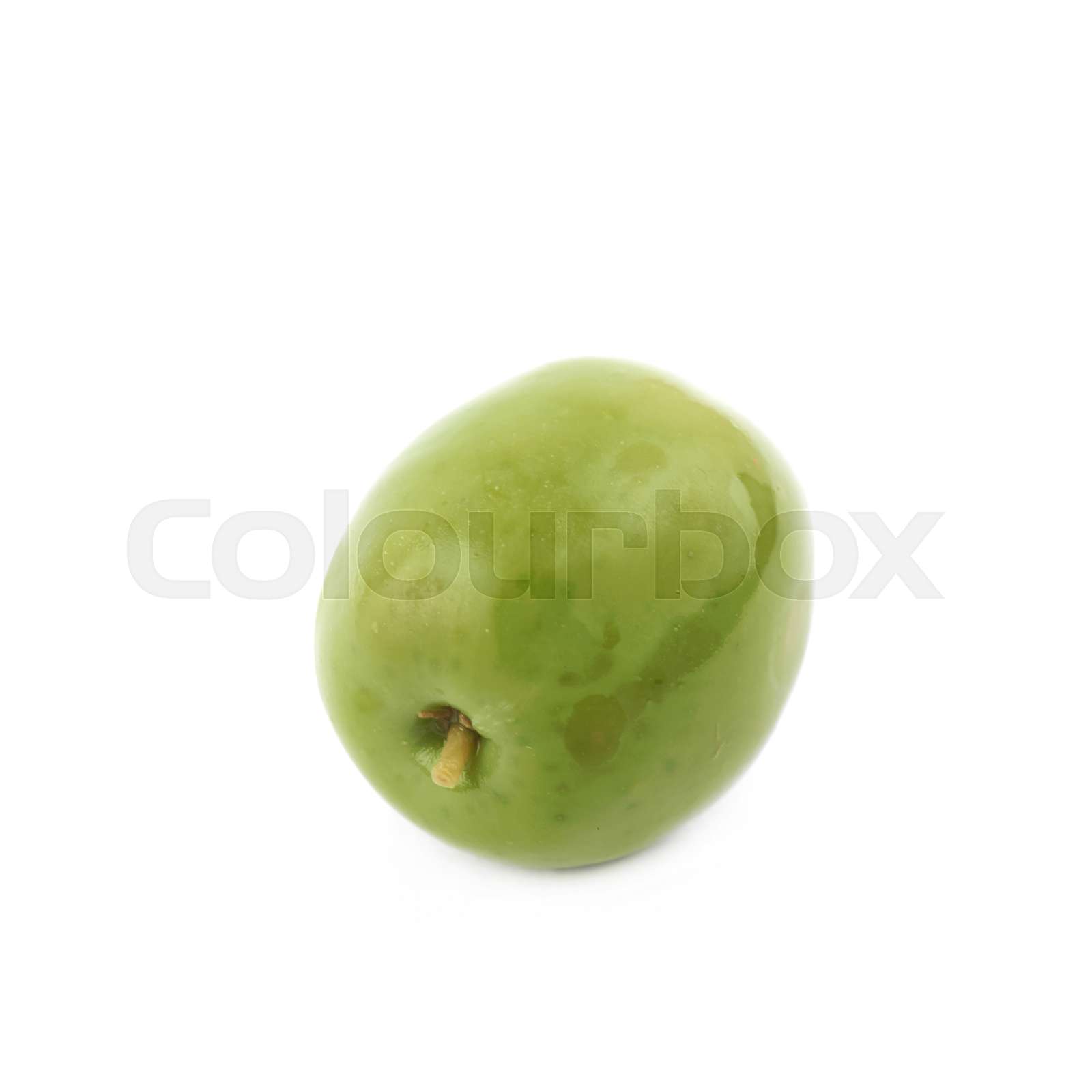 Single olive isolated | Stock image | Colourbox