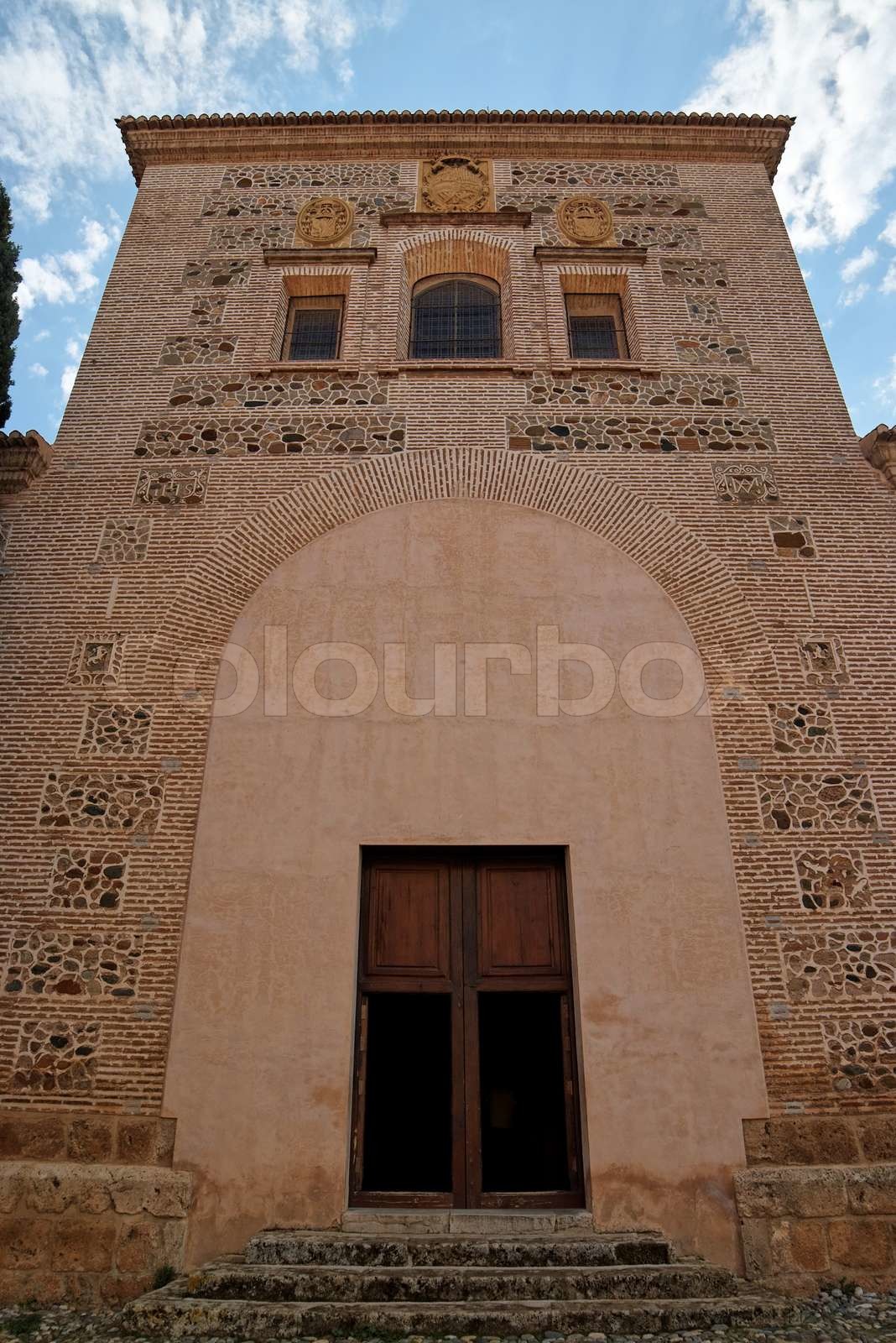 "Tower of Alhambra palace in Granada, Spain" | Stock image | Colourbox