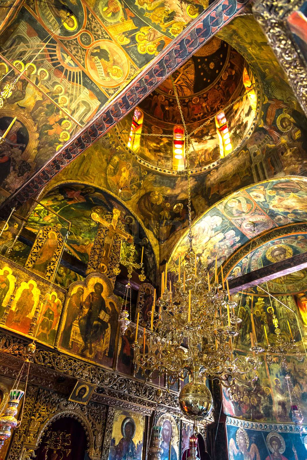 Interior of monastery. Meteora, Greece | Stock image | Colourbox