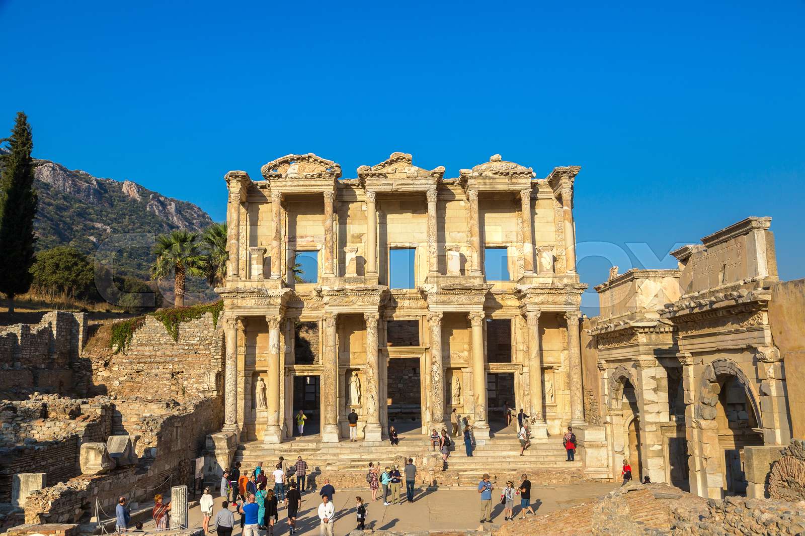 Celsius Library in Ephesus, Turkey | Stock image | Colourbox