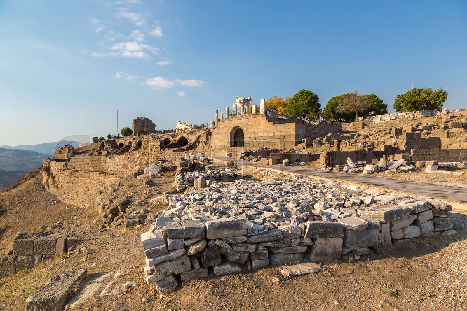 Ruins of Pergamon, Turkey | Stock image | Colourbox