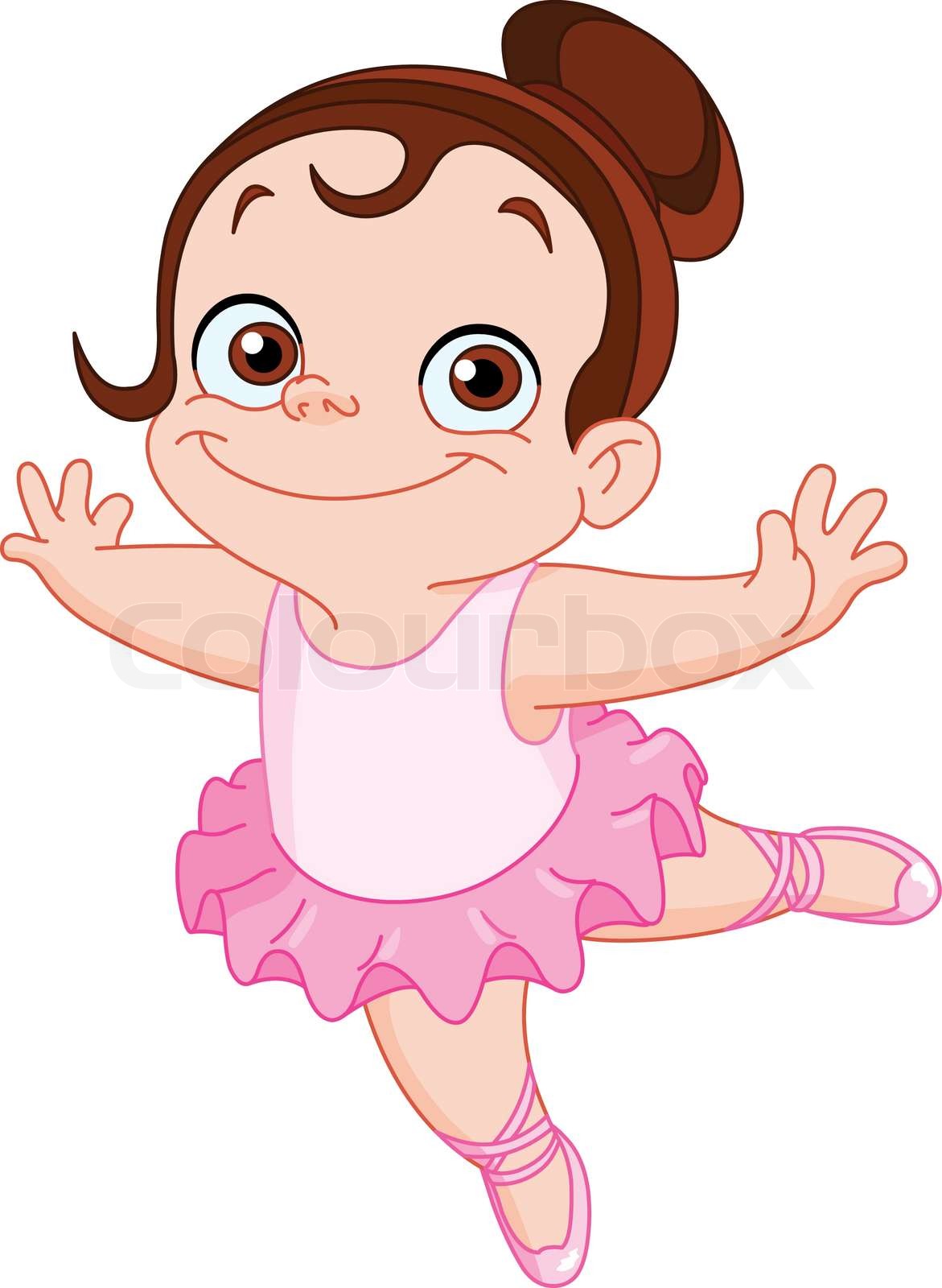 young ballerina | Stock vector | Colourbox