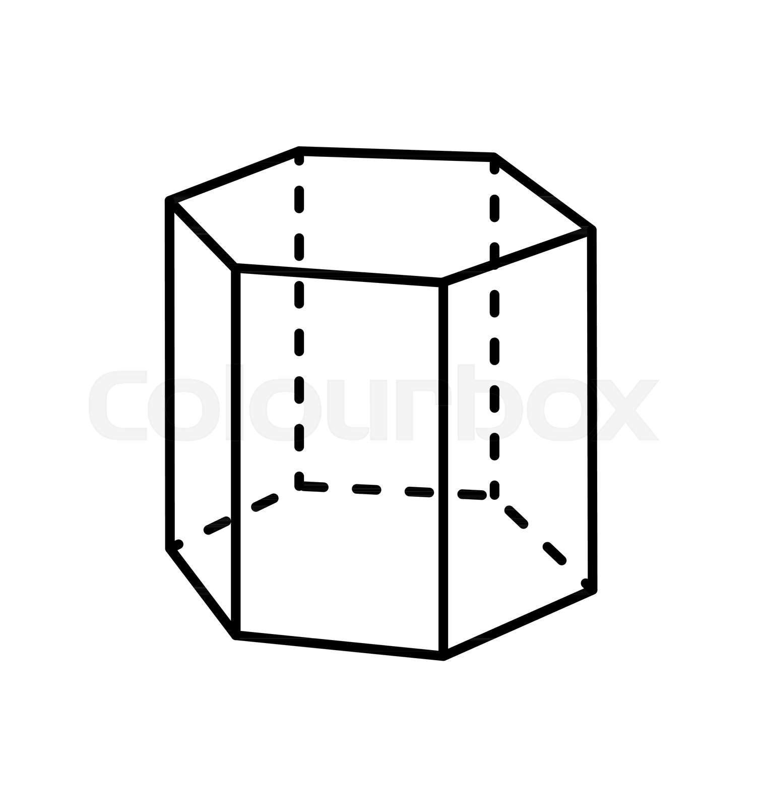 prisme, tegn, symbol | Stock vektor | Colourbox