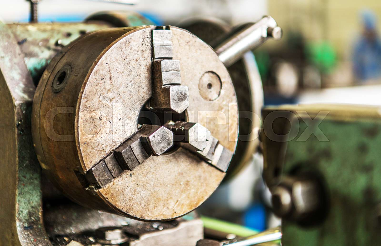 Classic Lathe Head | Stock image | Colourbox