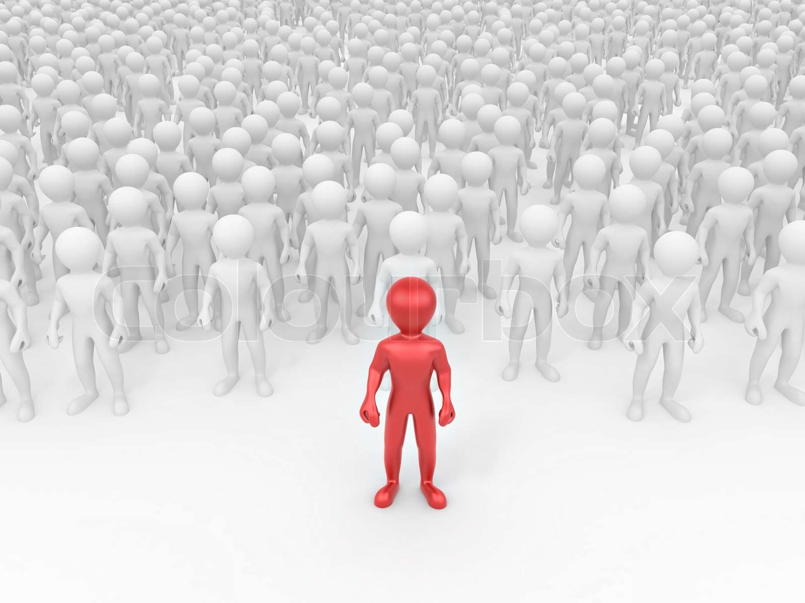 Conceptual image of individuality | Stock image | Colourbox