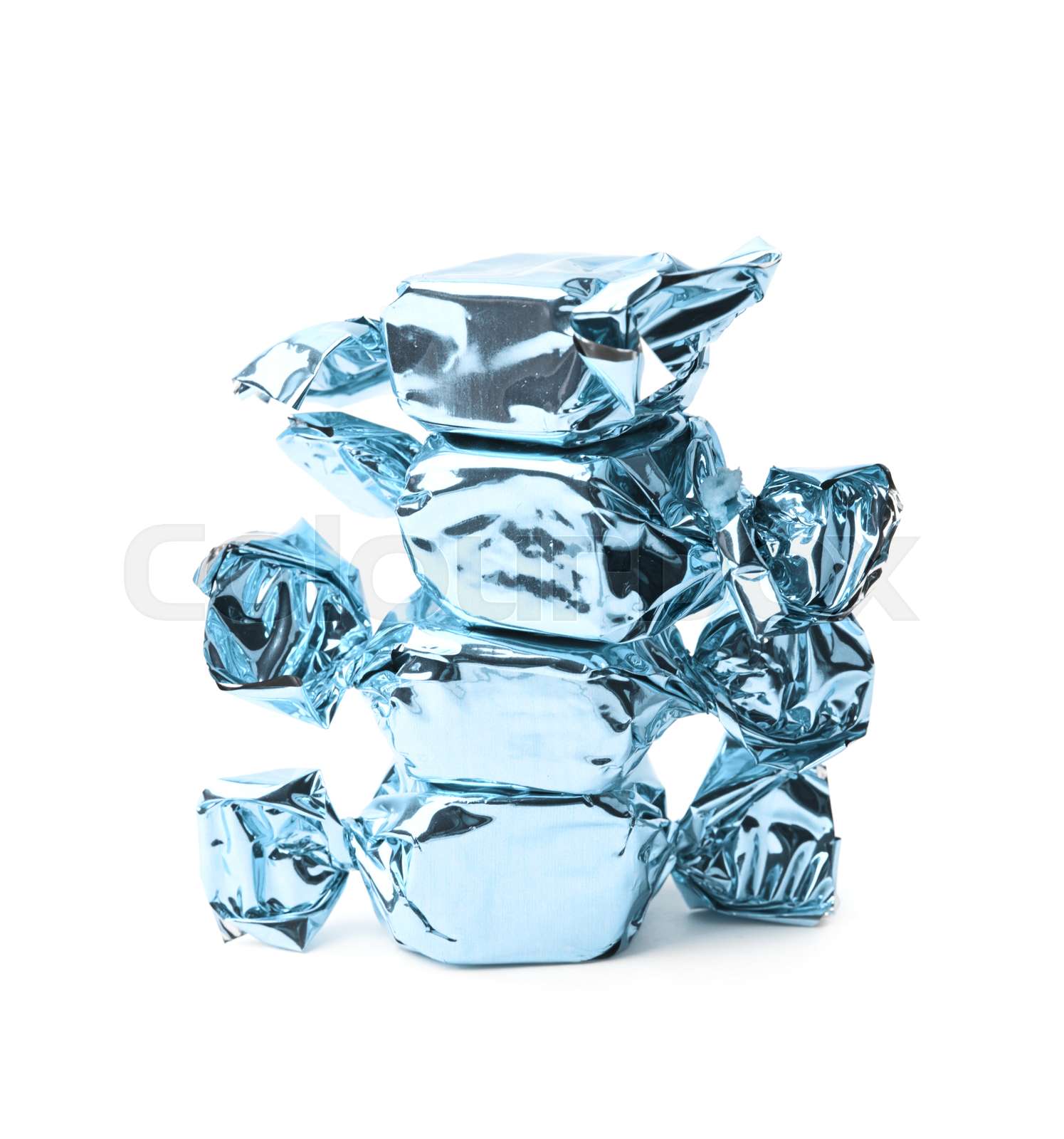 Wrapped candies isolated | Stock image | Colourbox