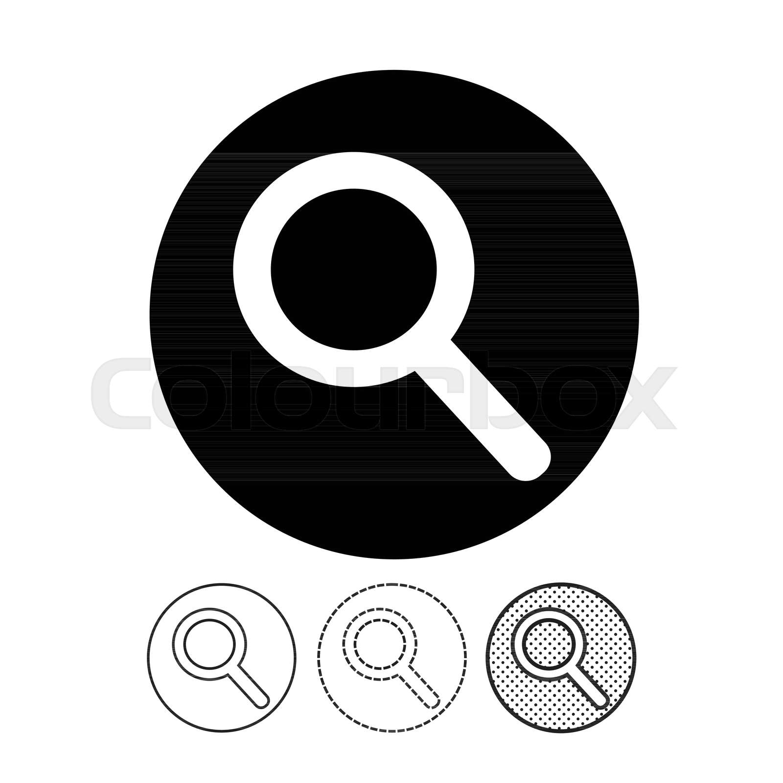 Search icon sign | Stock vector | Colourbox