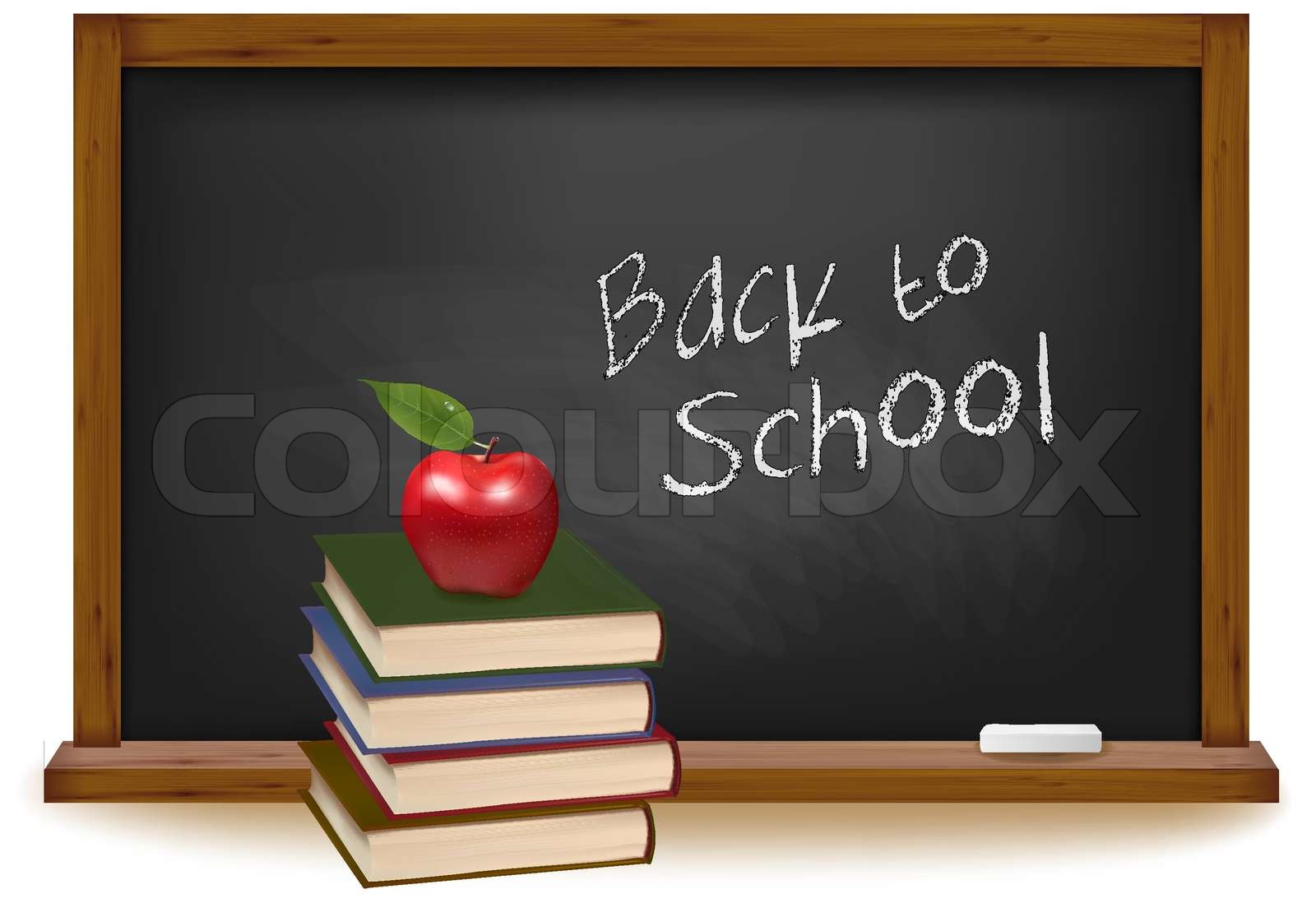 School Chalkboard Apple