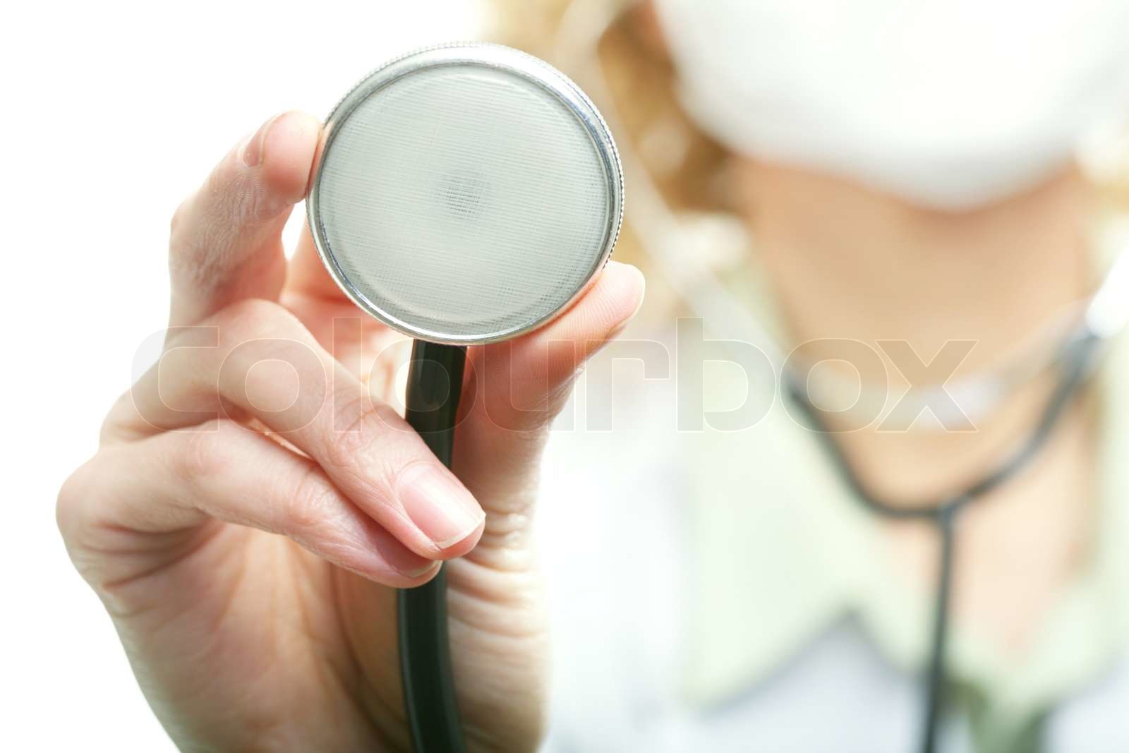 An image of a doctor with stethoscope | Stock image | Colourbox
