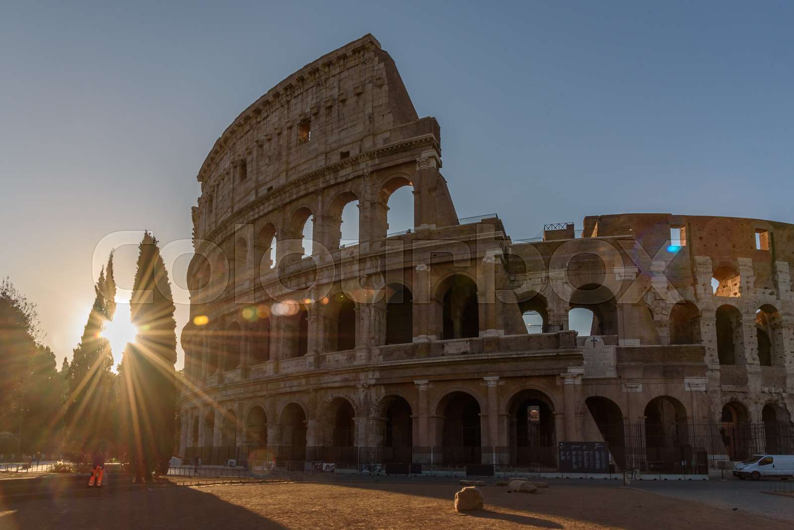 italien, römer, kolosseum | Stock Bild | Colourbox