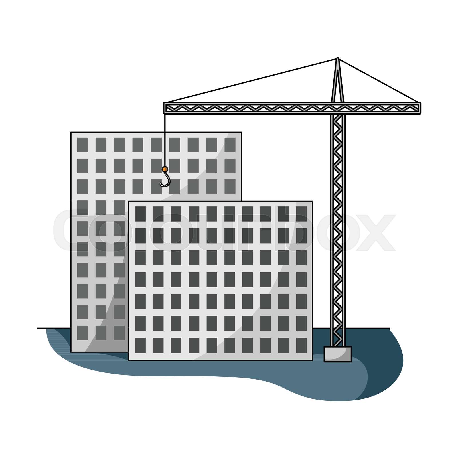 konstruktion, cartoon, bestandteil | Stock-Vektor | Colourbox