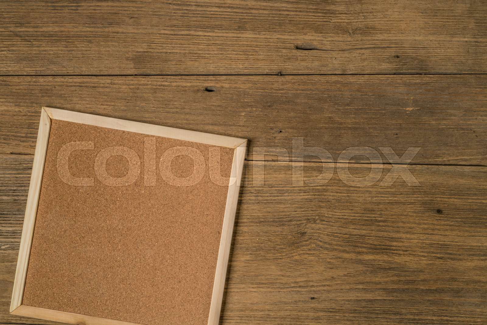 Brown Cork board | Stock image | Colourbox