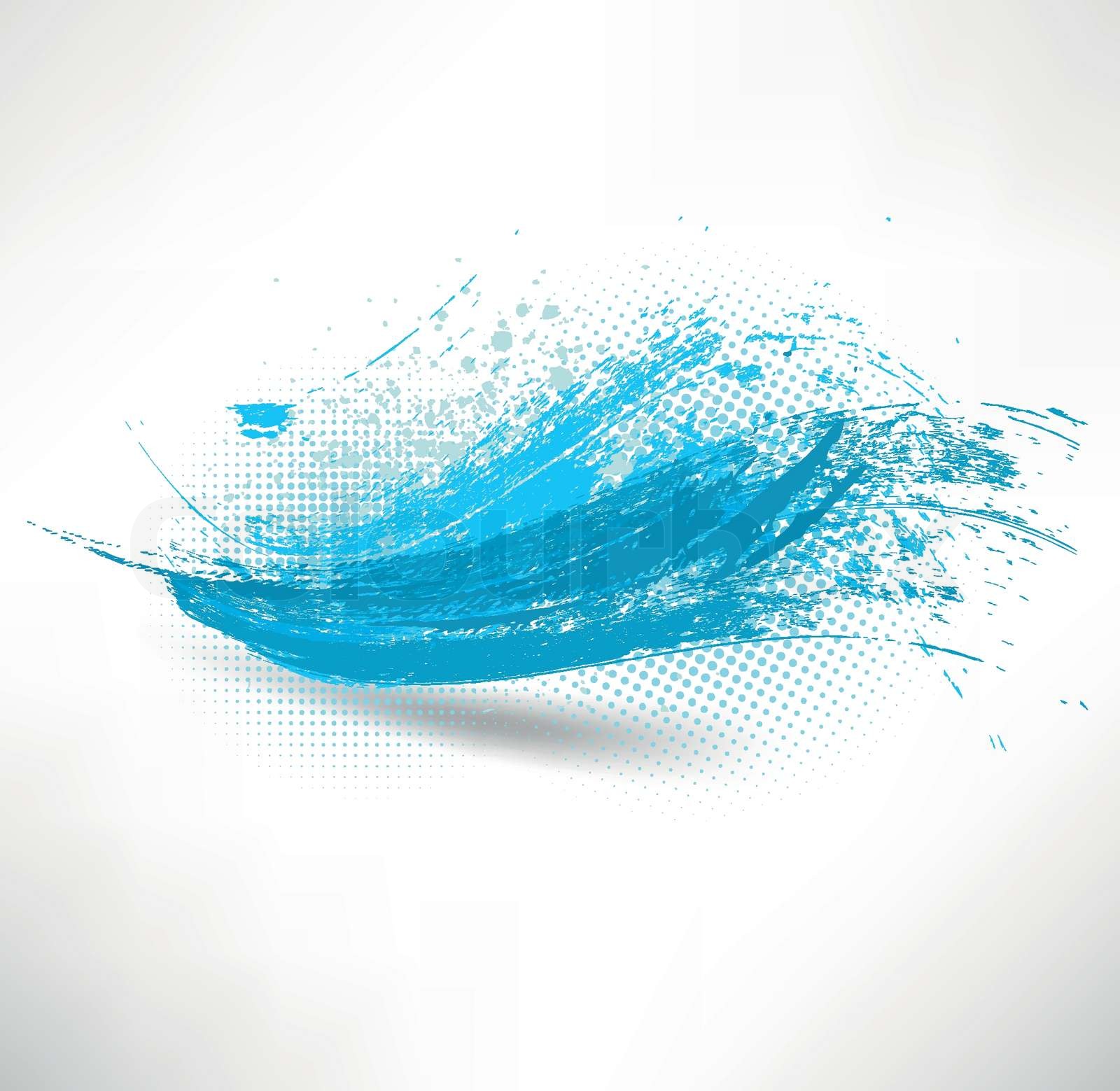 Blaue Welle-Zeichen | Stock-Vektor | Colourbox