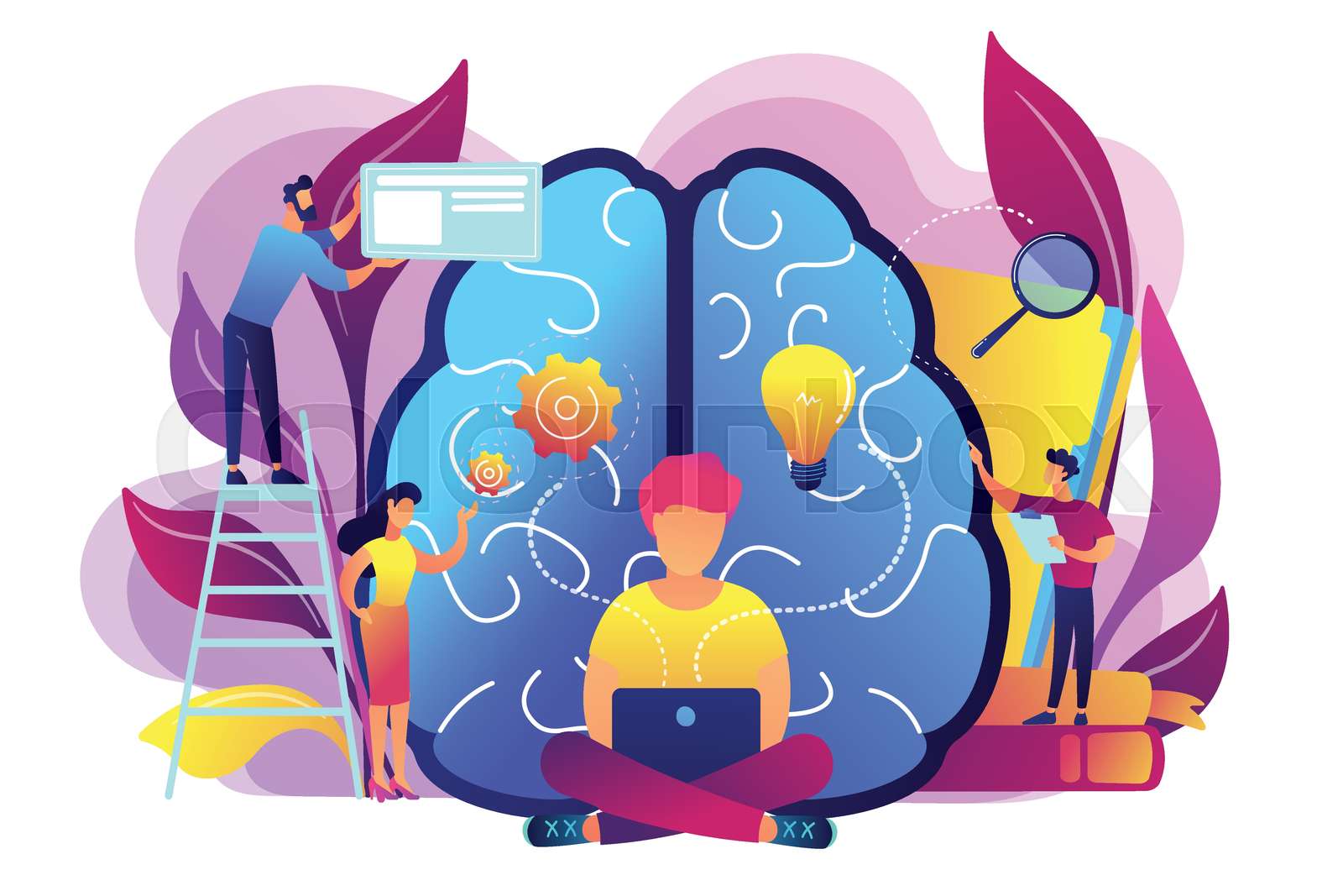 Business intelligence concept vector illustration. | Stock vector ...