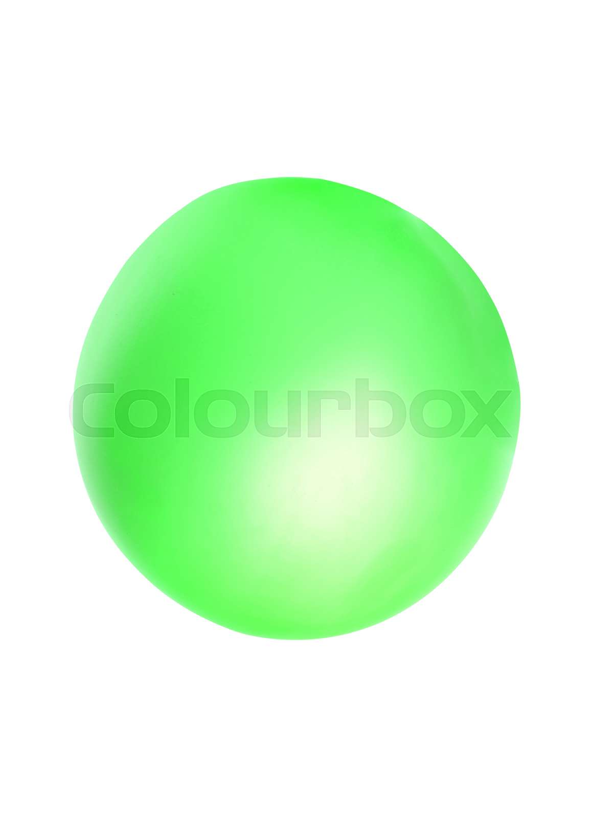 big green ball | Stock image | Colourbox