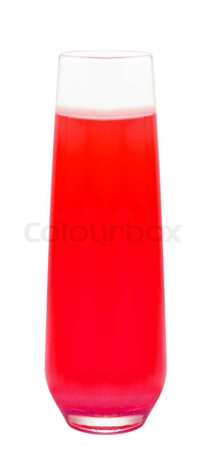 Fresh cranberry juice isolated on white | Stock image | Colourbox