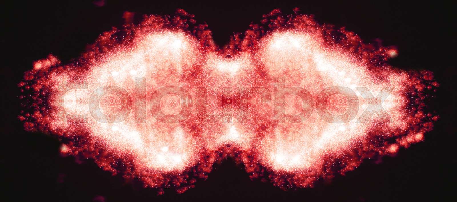red firework explosion | Stock image | Colourbox