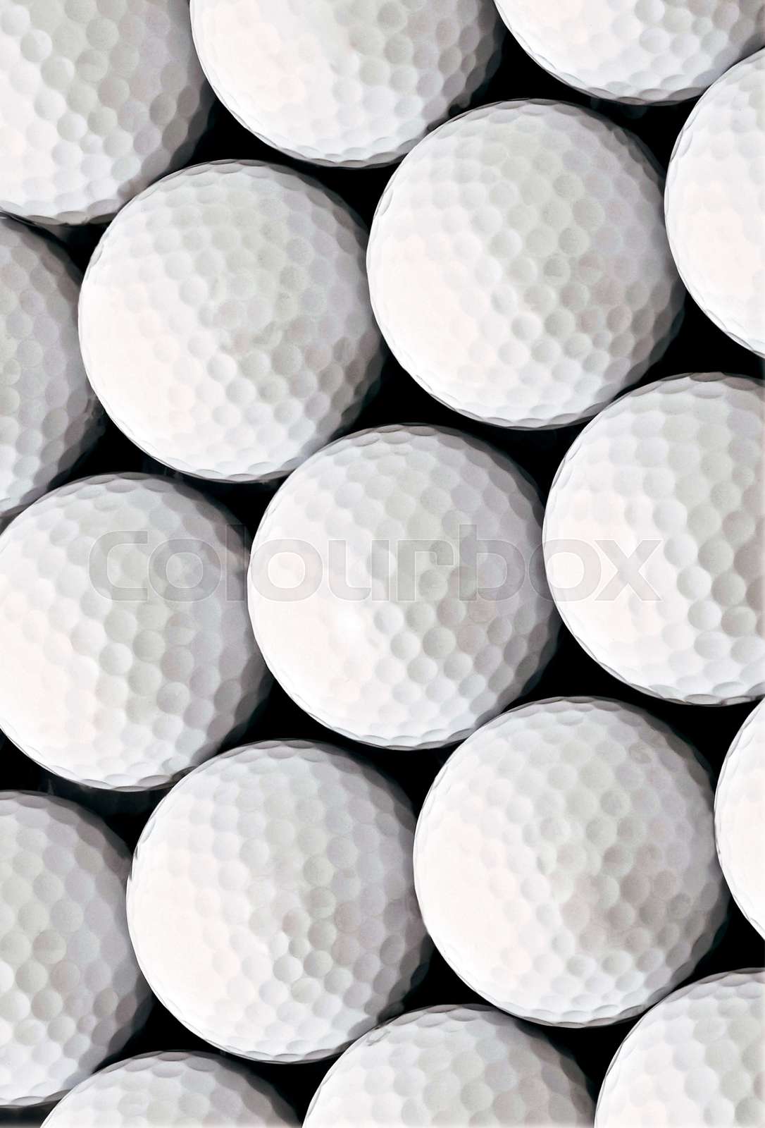 Background of golf ball | Stock image | Colourbox