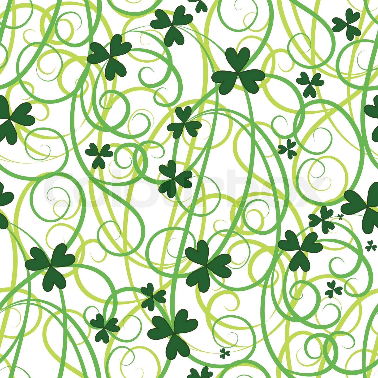 Background Clover Vector Stock Vector Colourbox
