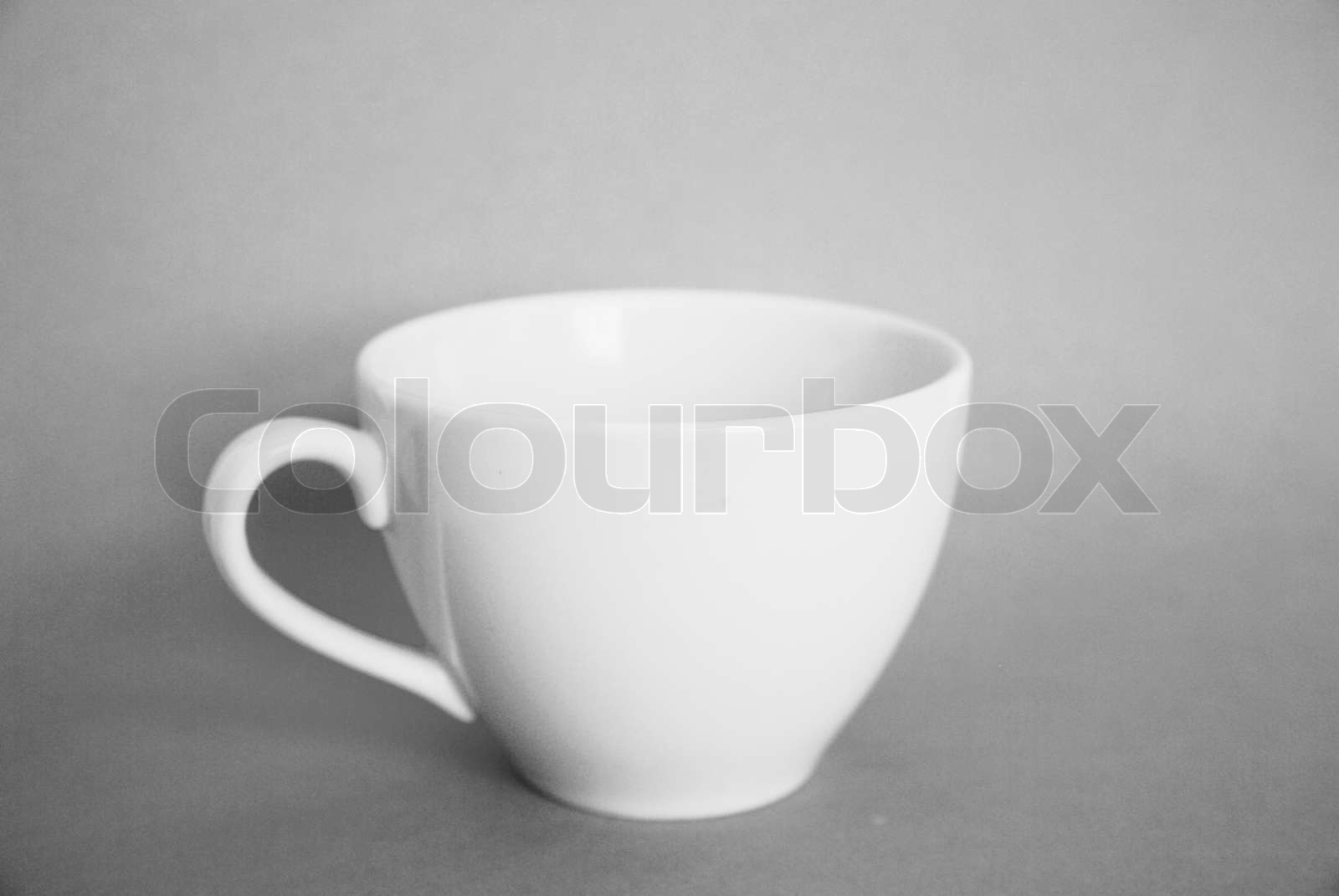 white cup | Stock image | Colourbox