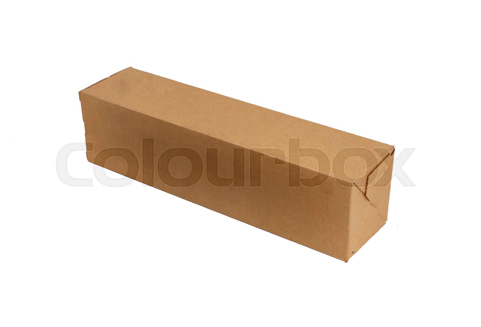 Long carton box | Stock image | Colourbox