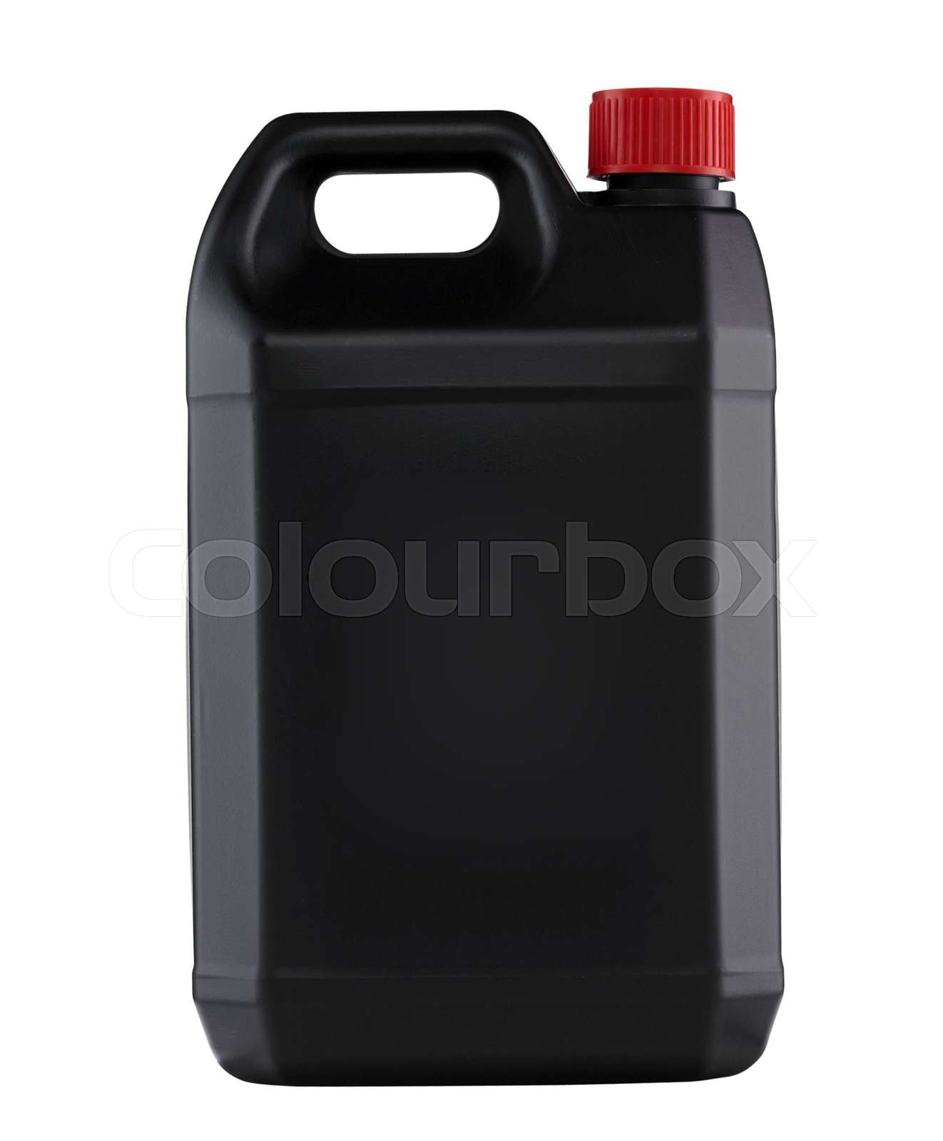 Black plastic gallon | Stock image | Colourbox