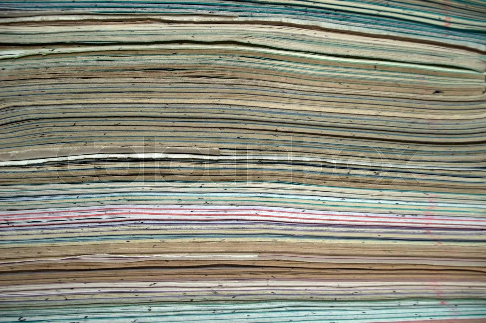 An image of a stock of old copy-book | Stock image | Colourbox